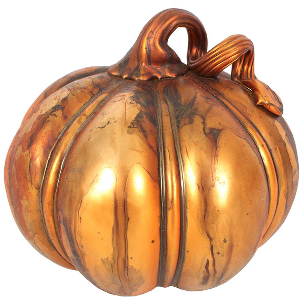 Earthy Orange Glass Pumpkins wax – Cattail Cottage
