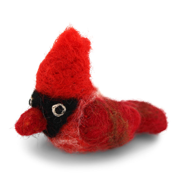 Felt Cardinal Ornament – Cattail Cottage
