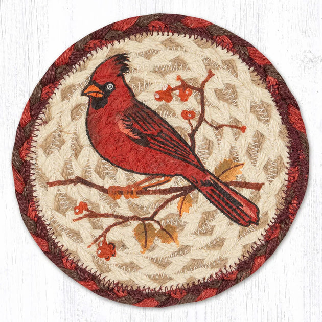 7" Jute Wildlife Cardinal – Cattail Cottage