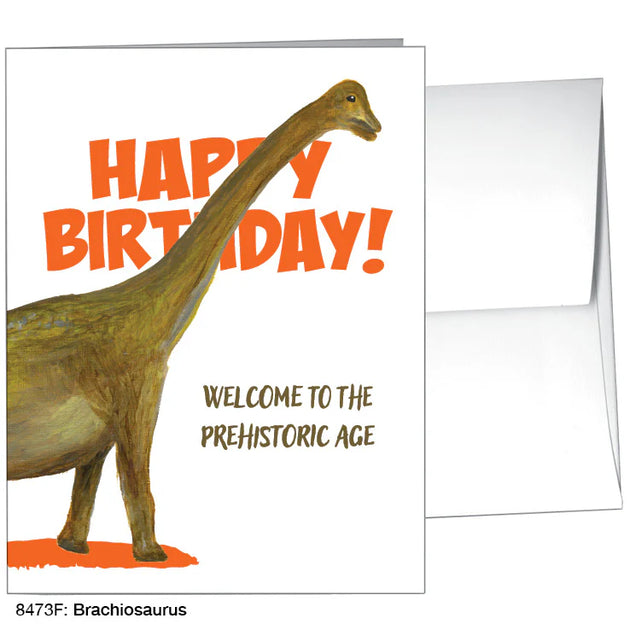Brachiosaurus Greeting Card – Cattail Cottage