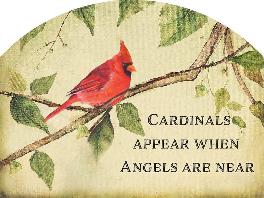 Cardinals Appear Garden Sign – Cattail Cottage