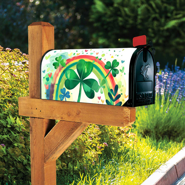 Rainbow Clover Mailbox Wrap – Cattail Cottage