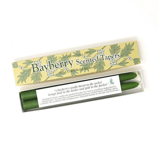 Mole Hollow Bayberry Scented Dripless Taper Set (Boxed) – Cattail Cottage