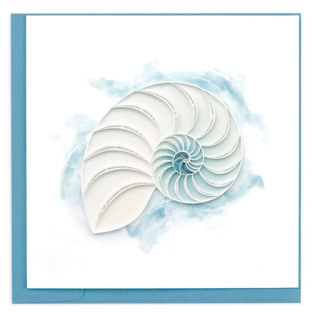 Abstract Nautilus Quilling Card – Cattail Cottage